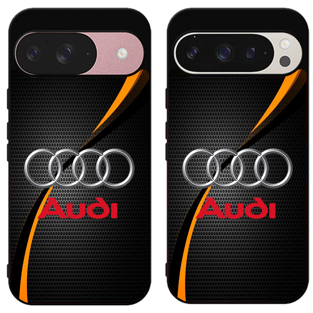 Audi Logo Carbon Google Pixel 9 | 9 Pro | 9 Pro XL Case – Saloreea