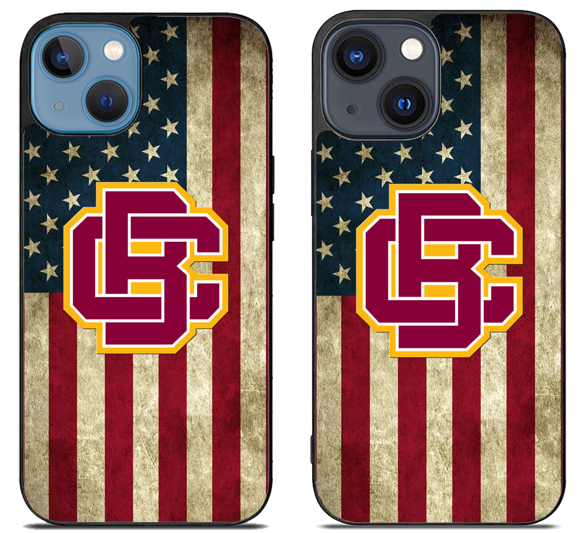 Bethune Cookman Wildcats Flag iPhone 15 | iPhone 15 Plus Case – Saloreea
