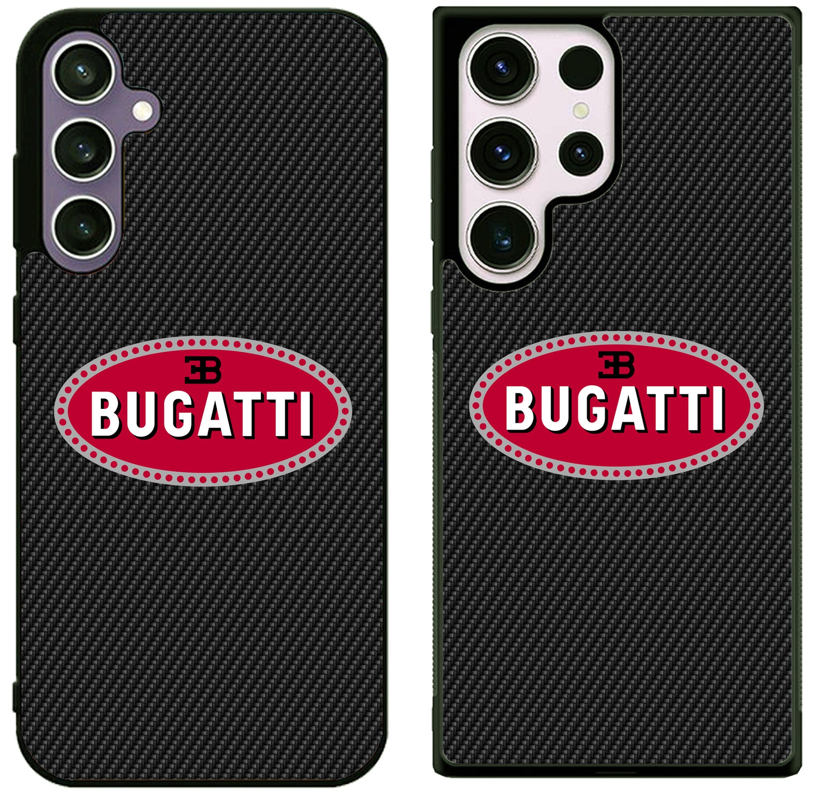 Bugatti Logo Carbon Samsung Galaxy S25 | S25+ | S25 Ultra Case – Saloreea