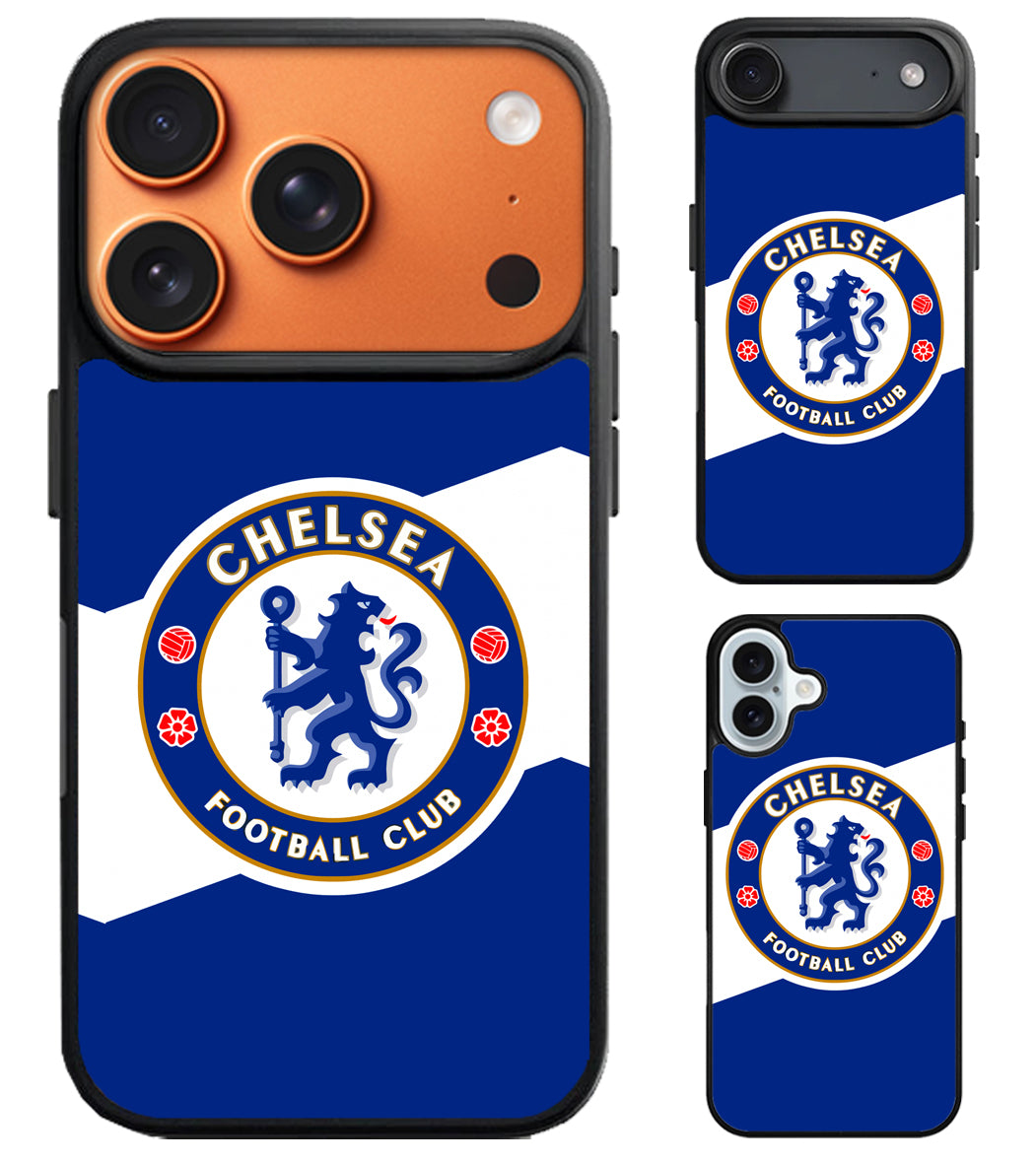 Chelsea Logo iPhone Air | iPhone 17 | 17 Pro | 17 Pro Max Case – Saloreea