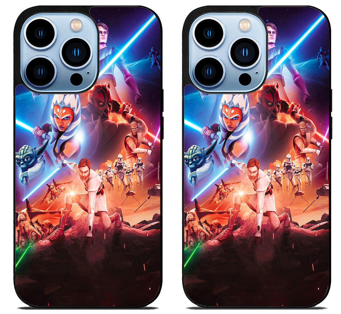 Clone Wars Wallpaper iPhone 15 Pro | iPhone 15 Pro Max Case – Saloreea