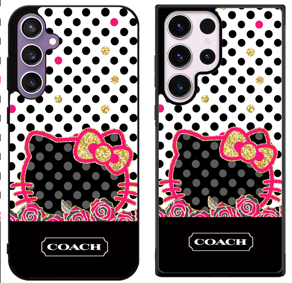 Coach Polkadot Hello Kitty Samsung Galaxy S24 | S24+ | S24 Ultra Case ...