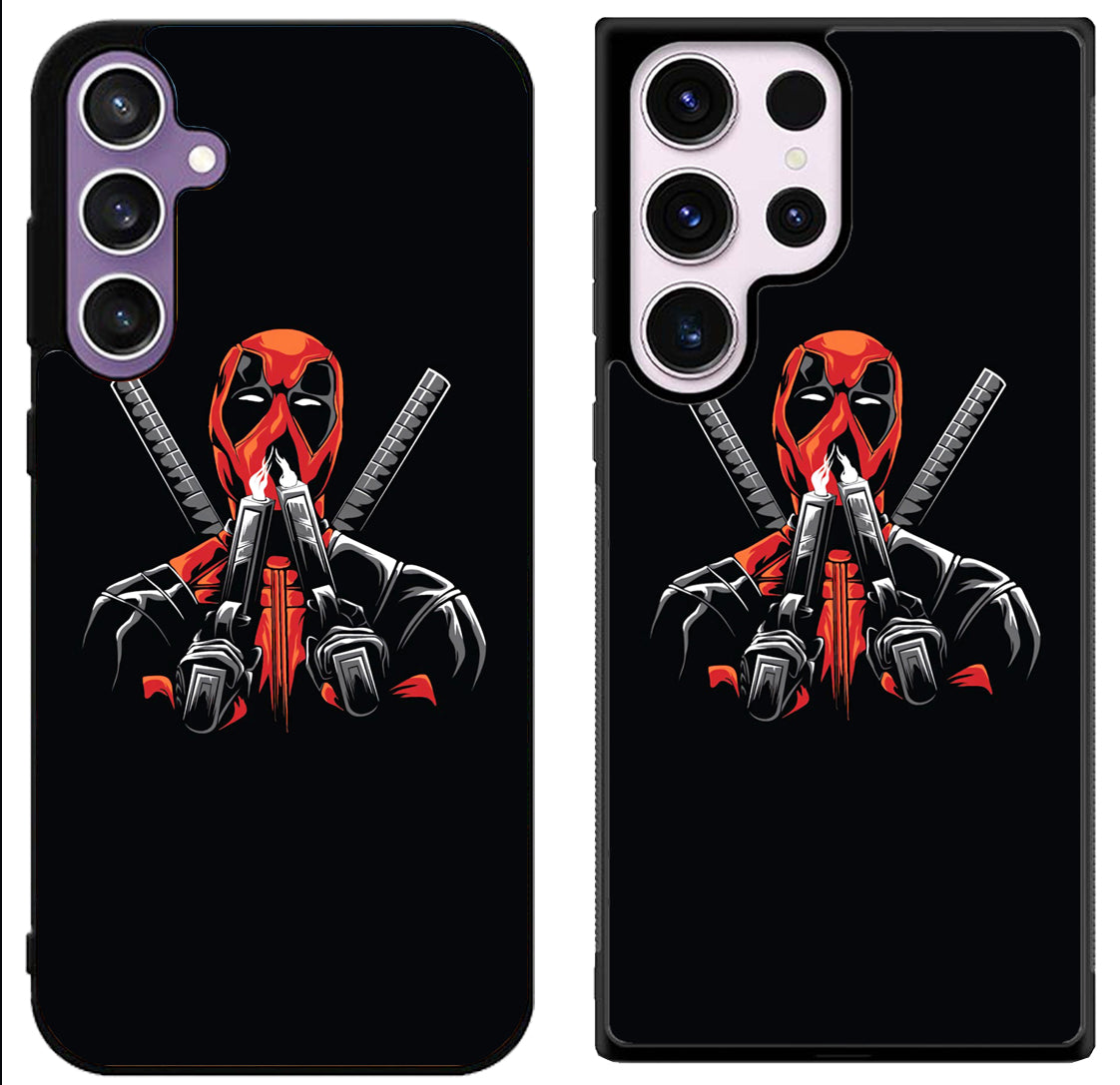 Deadpool Black Samsung Galaxy S24 | S24+ | S24 Ultra Case – Saloreea