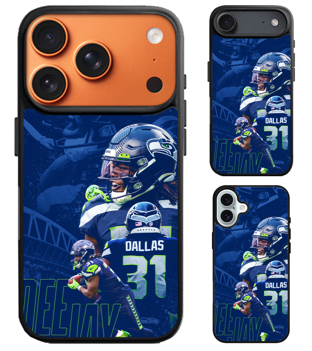 DeeJay Dallas Seattle Seahawks iPhone Air | iPhone 17 | 17 Pro | 17 Pr ...