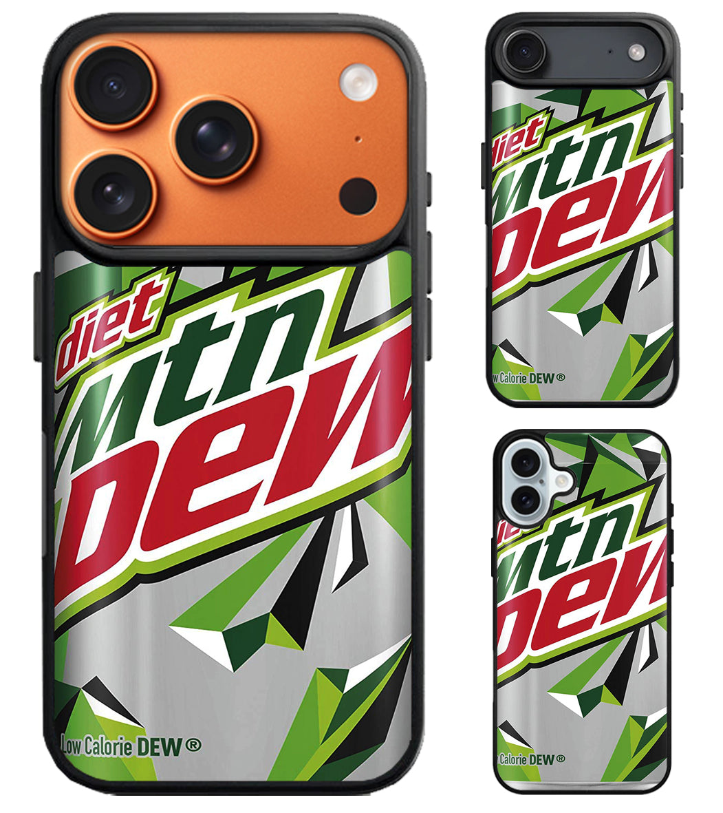 Diet MTN Dew iPhone Air | iPhone 17 | 17 Pro | 17 Pro Max Case – Saloreea