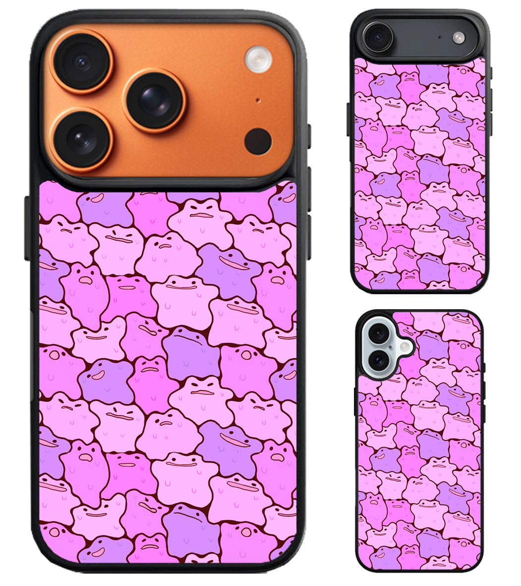 Ditto Pokemon Collage iPhone Air | iPhone 17 | 17 Pro | 17 Pro Max Cas ...