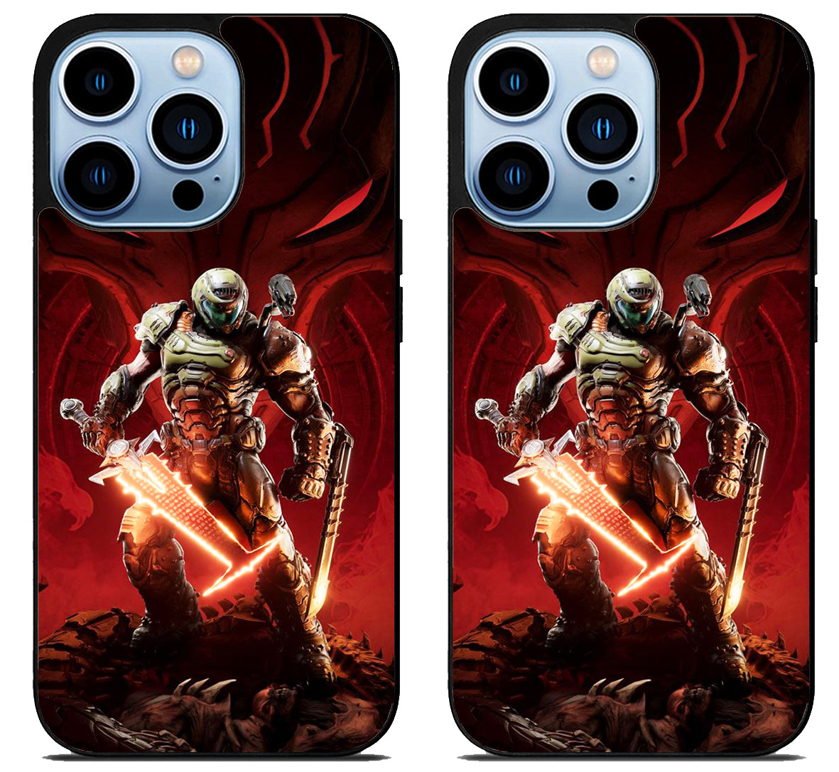 Doom eternal Wallpaper iPhone 15 Pro | iPhone 15 Pro Max Case – Saloreea