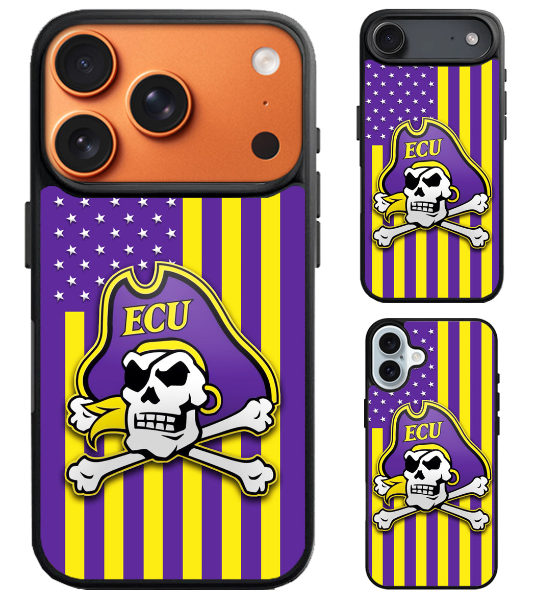 East Carolina Pirates Flag iPhone Air | iPhone 17 | 17 Pro | 17 Pro Ma ...