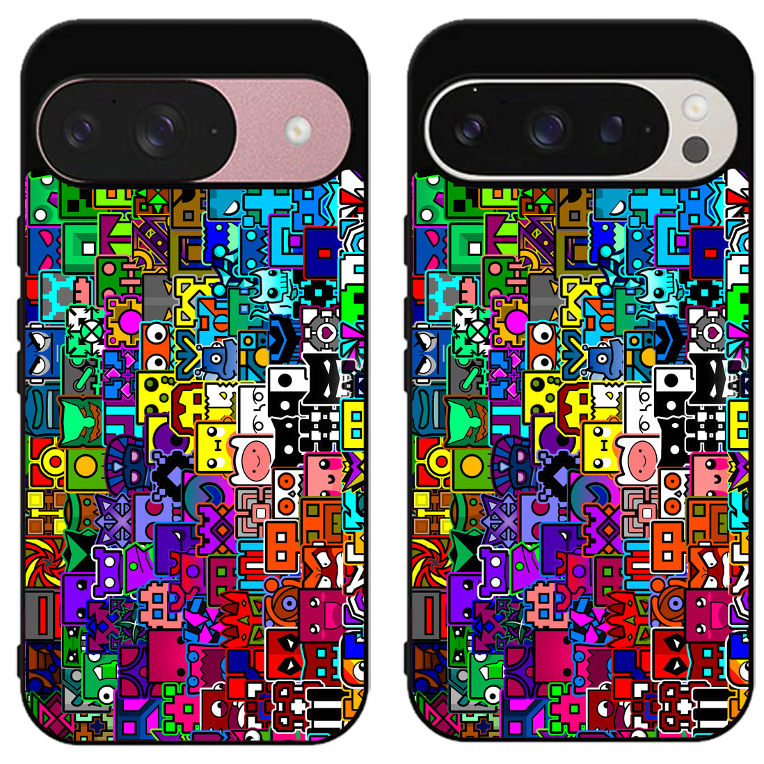 Geometry Dash Icon Collage Google Pixel 9 | 9 Pro | 9 Pro XL Case ...