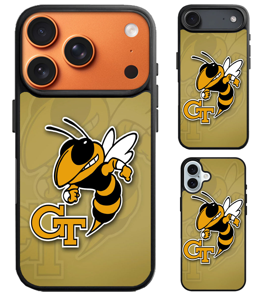 Georgia Tech Yellow Jackets Background iPhone Air | iPhone 17 | 17 Pro ...