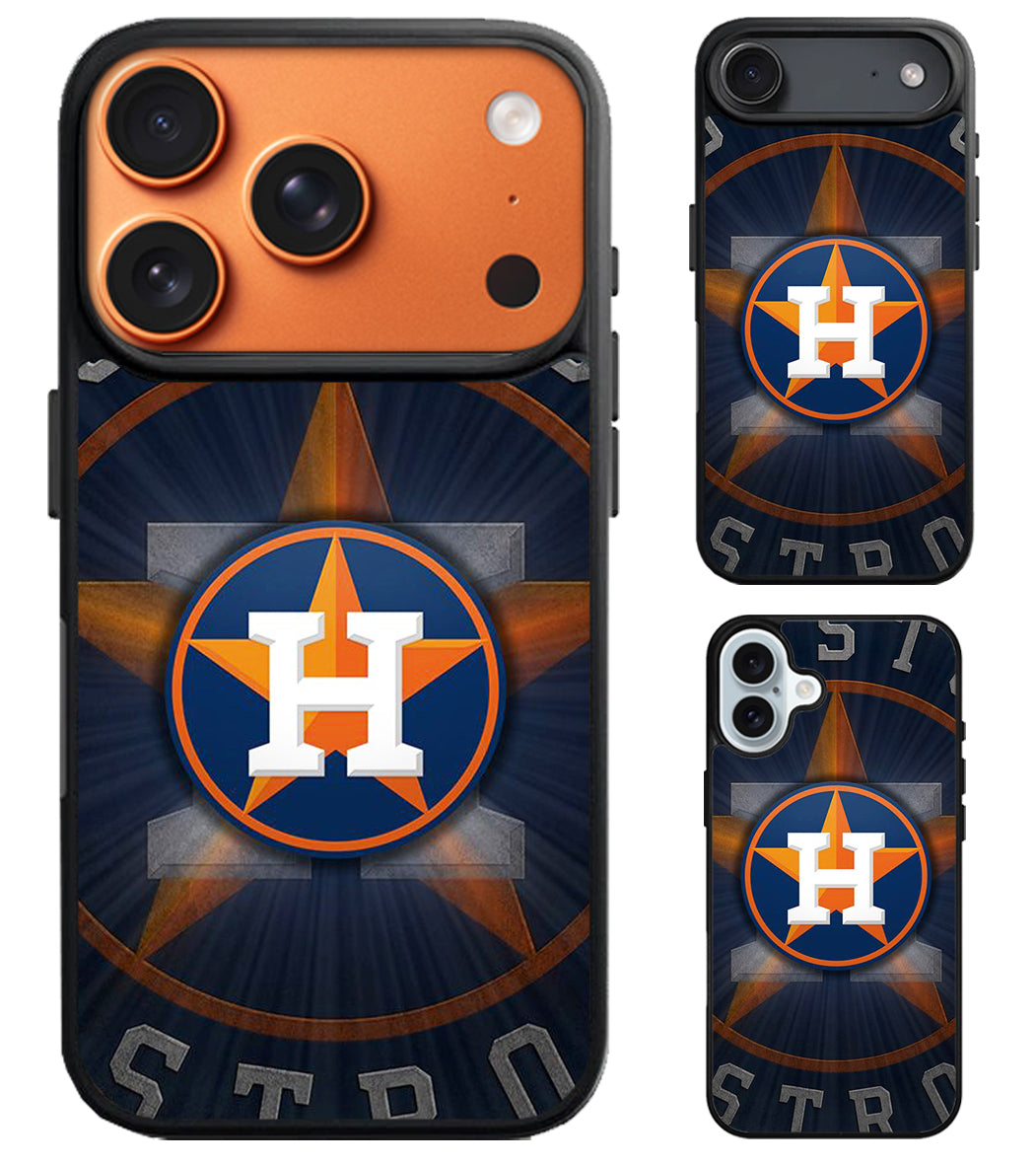 Houston Astros iPhone Air | iPhone 17 | 17 Pro | 17 Pro Max Case – Saloreea