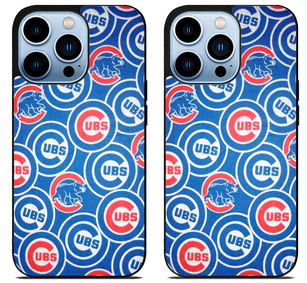 Iowa Cubs Logo Collage iPhone 15 Pro | iPhone 15 Pro Max Case – Saloreea