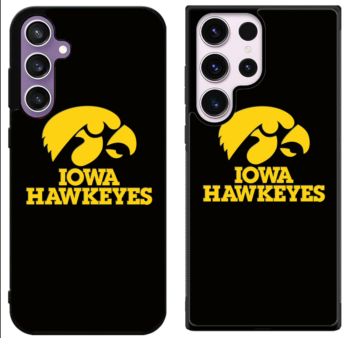Iowa Hawkeyes Black Samsung Galaxy S24 | S24+ | S24 Ultra Case – Saloreea