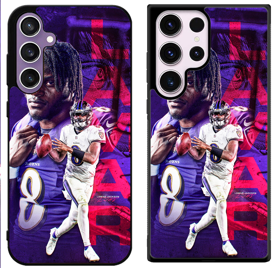 Lamar Jackson Baltimore Ravens Sign Samsung Galaxy S24 | S24+ | S24 Ul ...