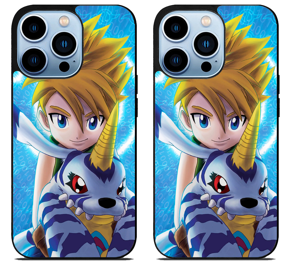 Matt & Gabumon Digimon iPhone 15 Pro | iPhone 15 Pro Max Case – Saloreea