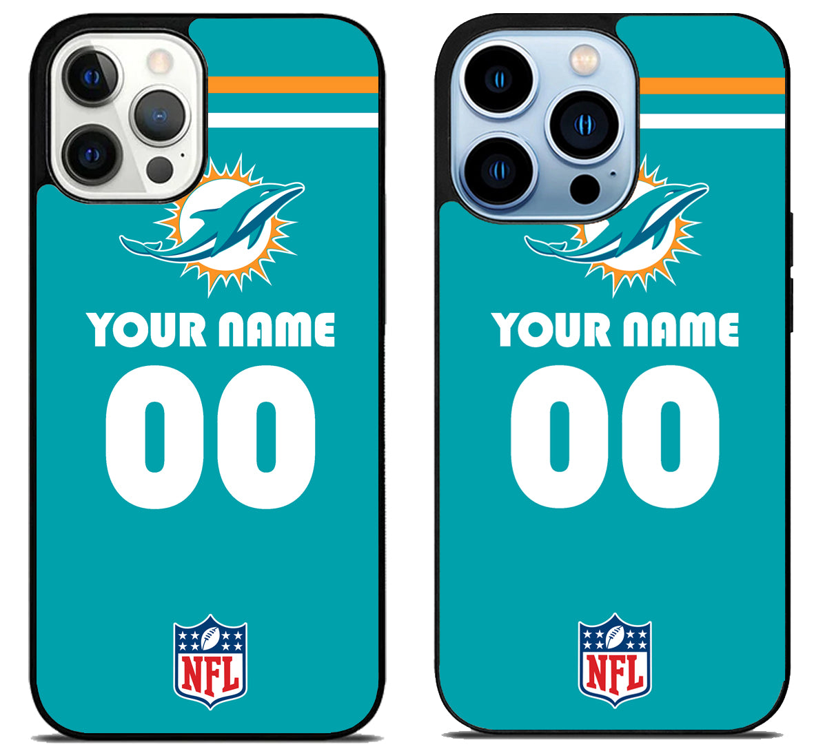 Custom Personalized Miami Dolphins NFL iPhone 15 Pro | iPhone 15 Pro M ...