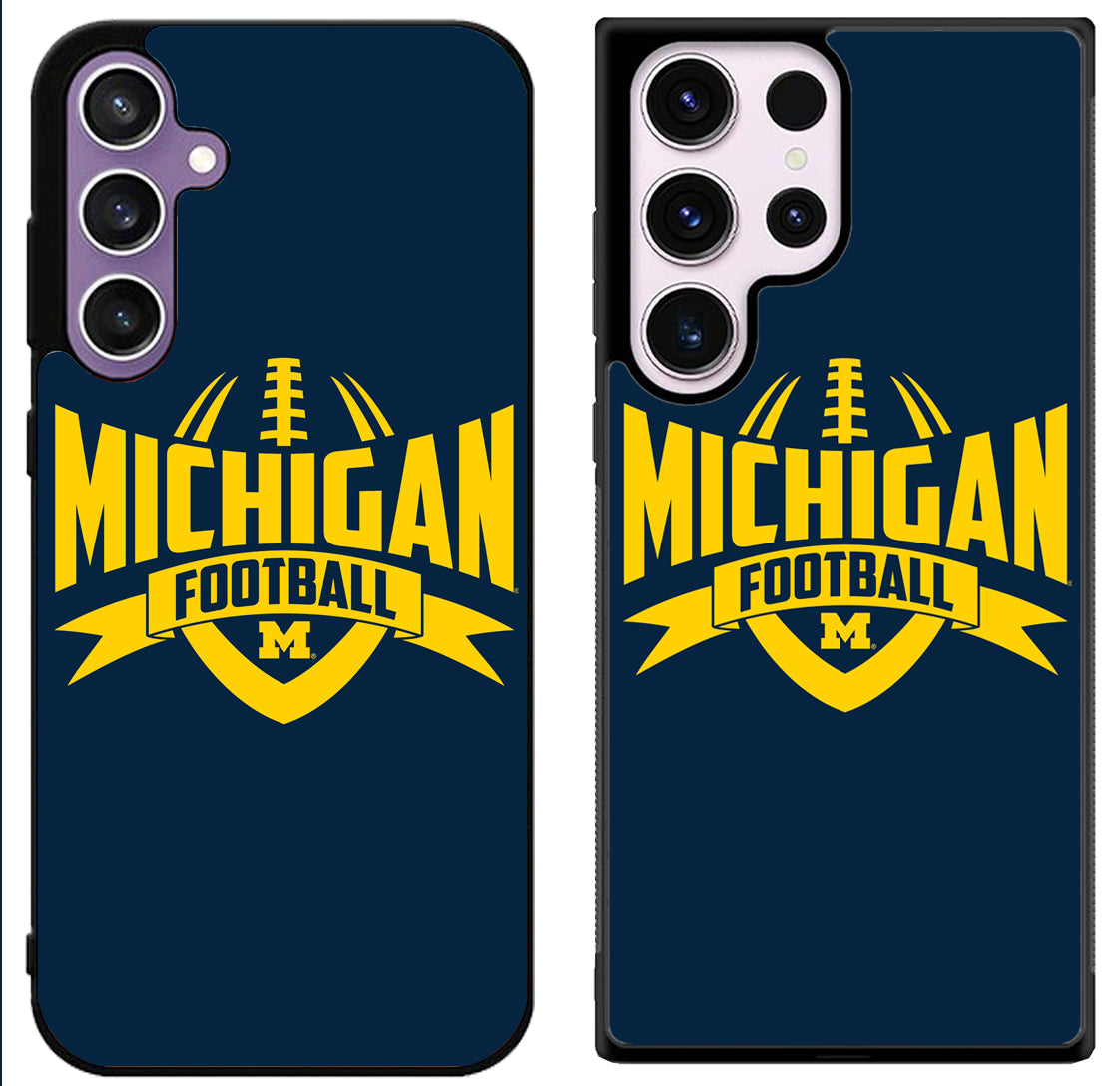 Michigan Wolverines Logo Football Samsung Galaxy S24 | S24+ | S24 Ultr ...