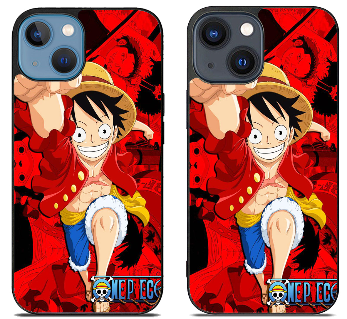 Monkey D luffy One Piece Collage iPhone 15 | iPhone 15 Plus Case – Saloreea