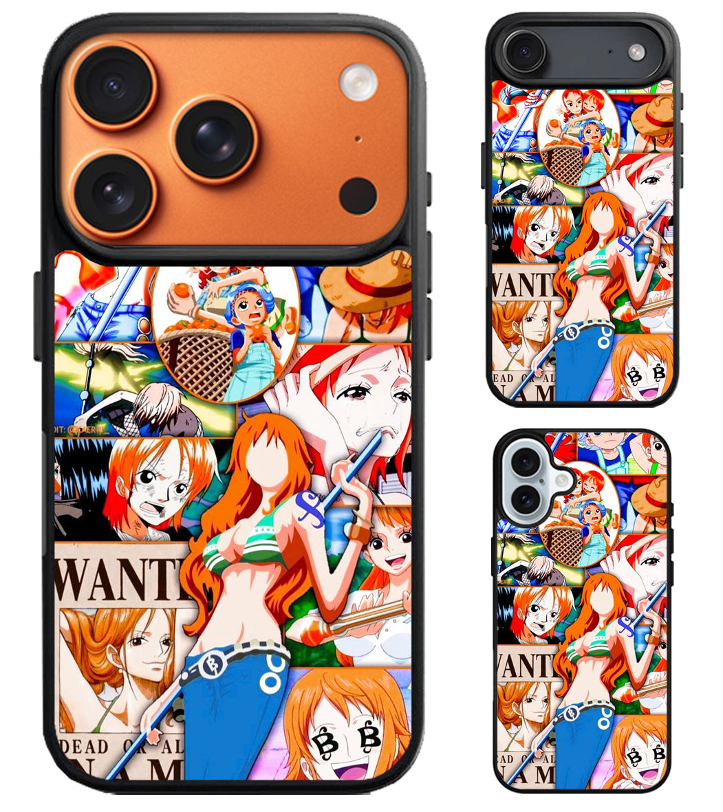Nami One Piece Collage iPhone Air | iPhone 17 | 17 Pro | 17 Pro Max Ca ...