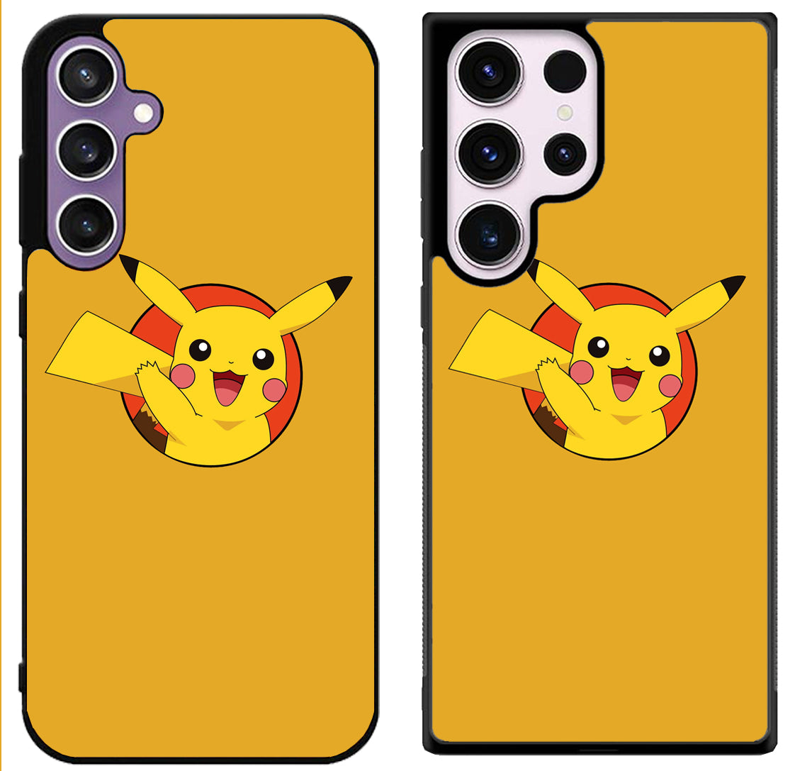 Pikachu Pokemon Hello Samsung Galaxy S24 | S24+ | S24 Ultra Case – Saloreea