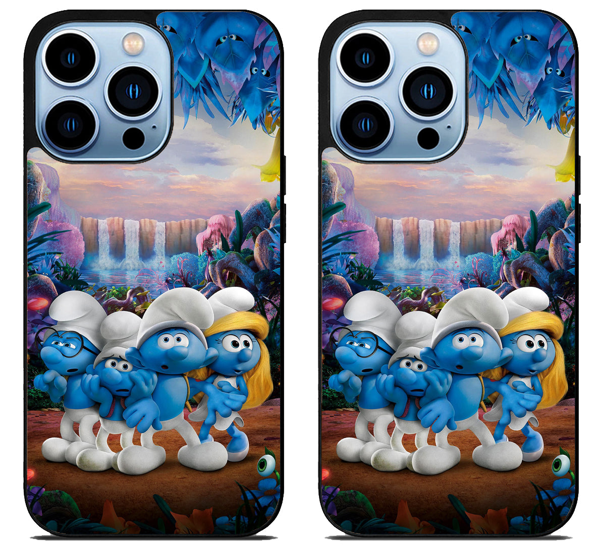 Smurfs And Friends iPhone 15 Pro | iPhone 15 Pro Max Case – Saloreea