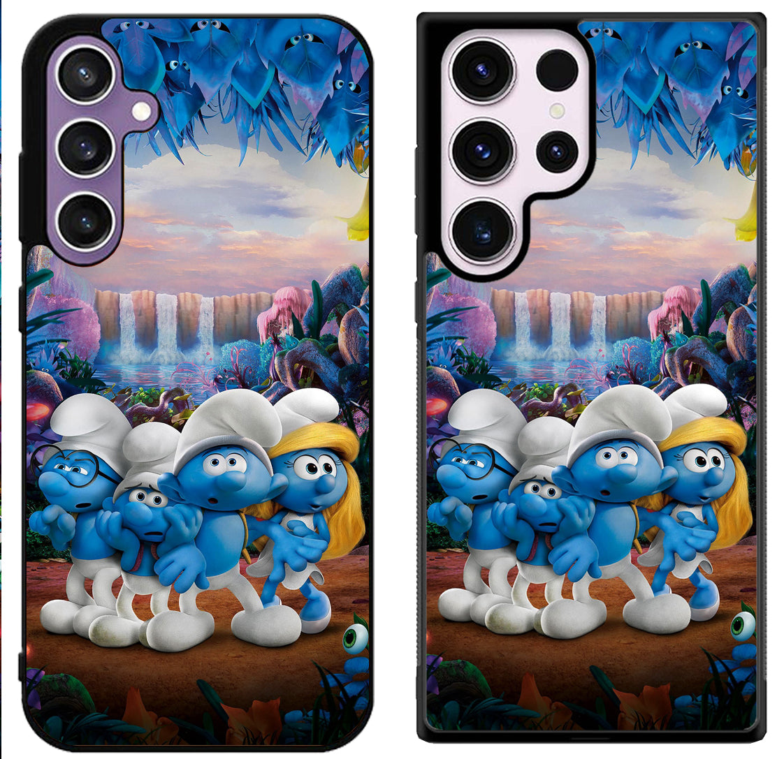 Smurfs And Friends Samsung Galaxy S24 | S24+ | S24 Ultra Case – Saloreea