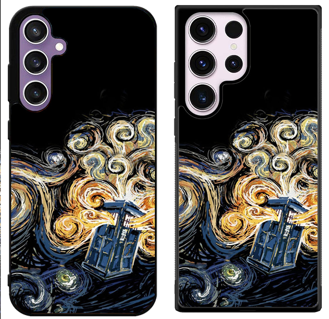 Tardis Van Gogh Doctor Who Samsung Galaxy S24 | S24+ | S24 Ultra Case ...