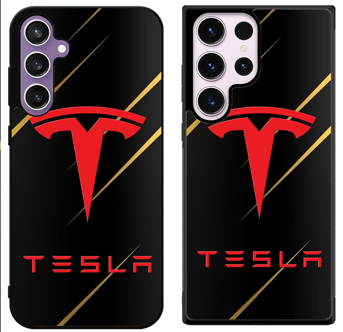 Tesla Black Metallic Samsung Galaxy S24 | S24+ | S24 Ultra Case – Saloreea