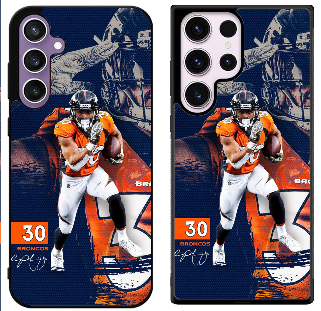 Tioni Taylor Denver Broncos Samsung Galaxy S24 | S24+ | S24 Ultra Case ...