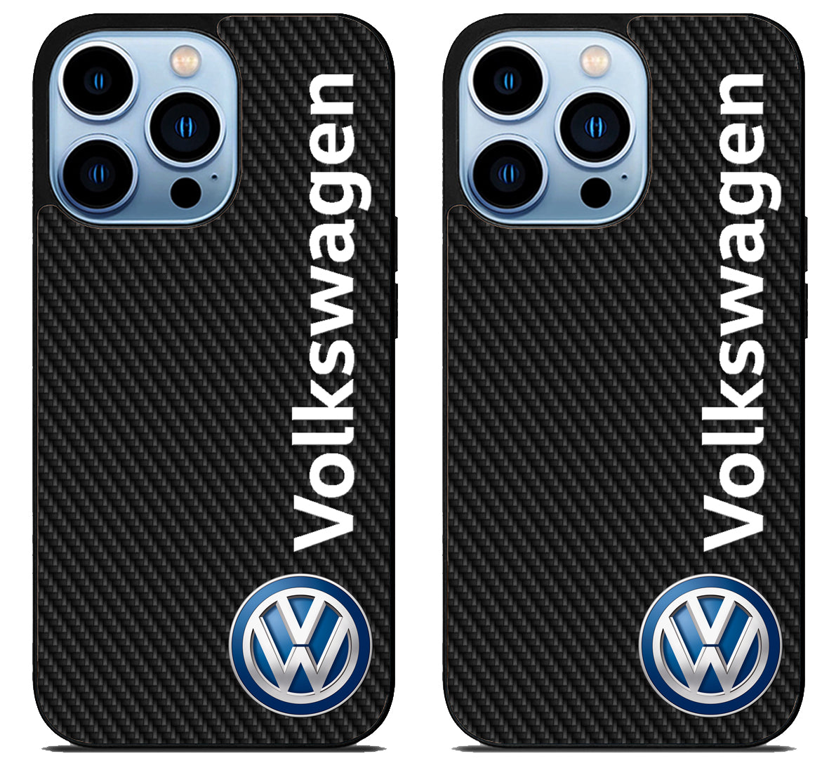 Volkswagen Logo Carbon iPhone 15 Pro | iPhone 15 Pro Max Case – Saloreea
