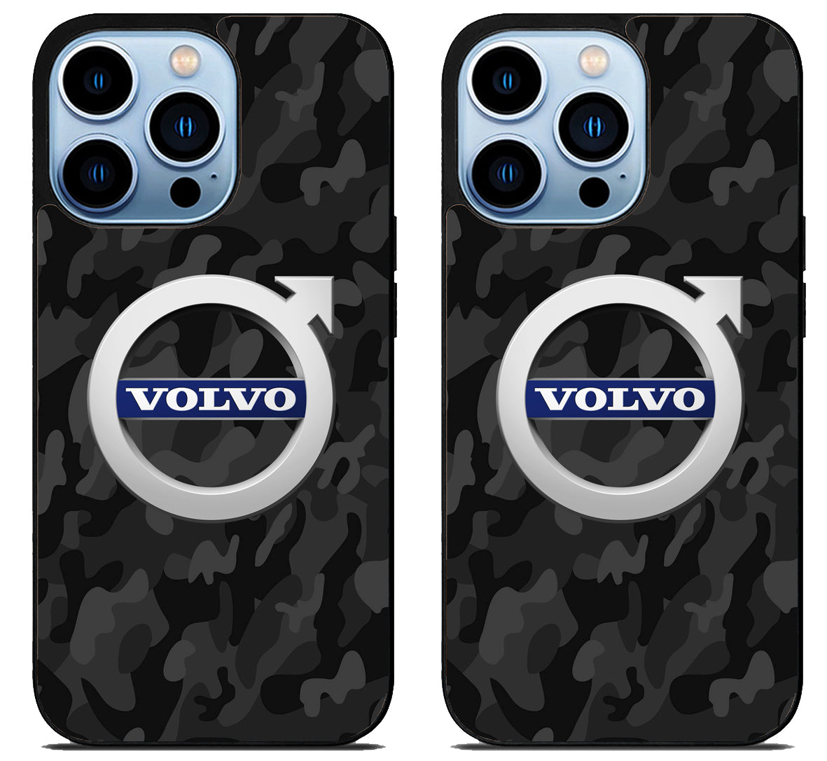 Volvo Black Camo iPhone 15 Pro | iPhone 15 Pro Max Case – Saloreea
