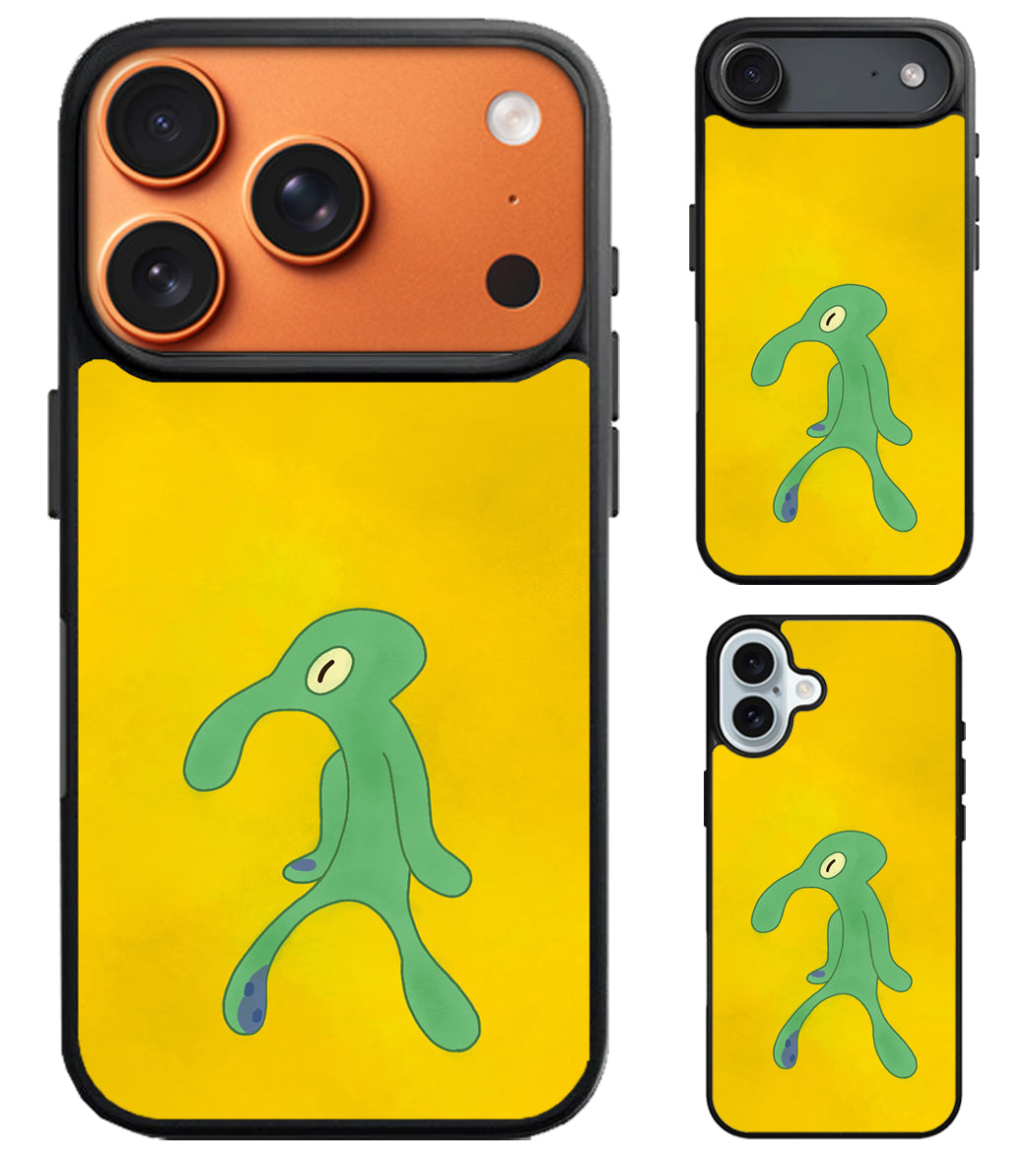 squidward Art Painting iPhone Air | iPhone 17 | 17 Pro | 17 Pro Max Ca ...
