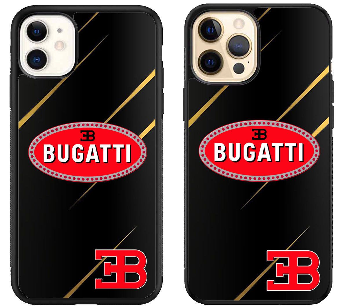 Bugatti Logo iPhone 12 | 12 Mini | 12 Pro | 12 Pro Max Case – Saloreea