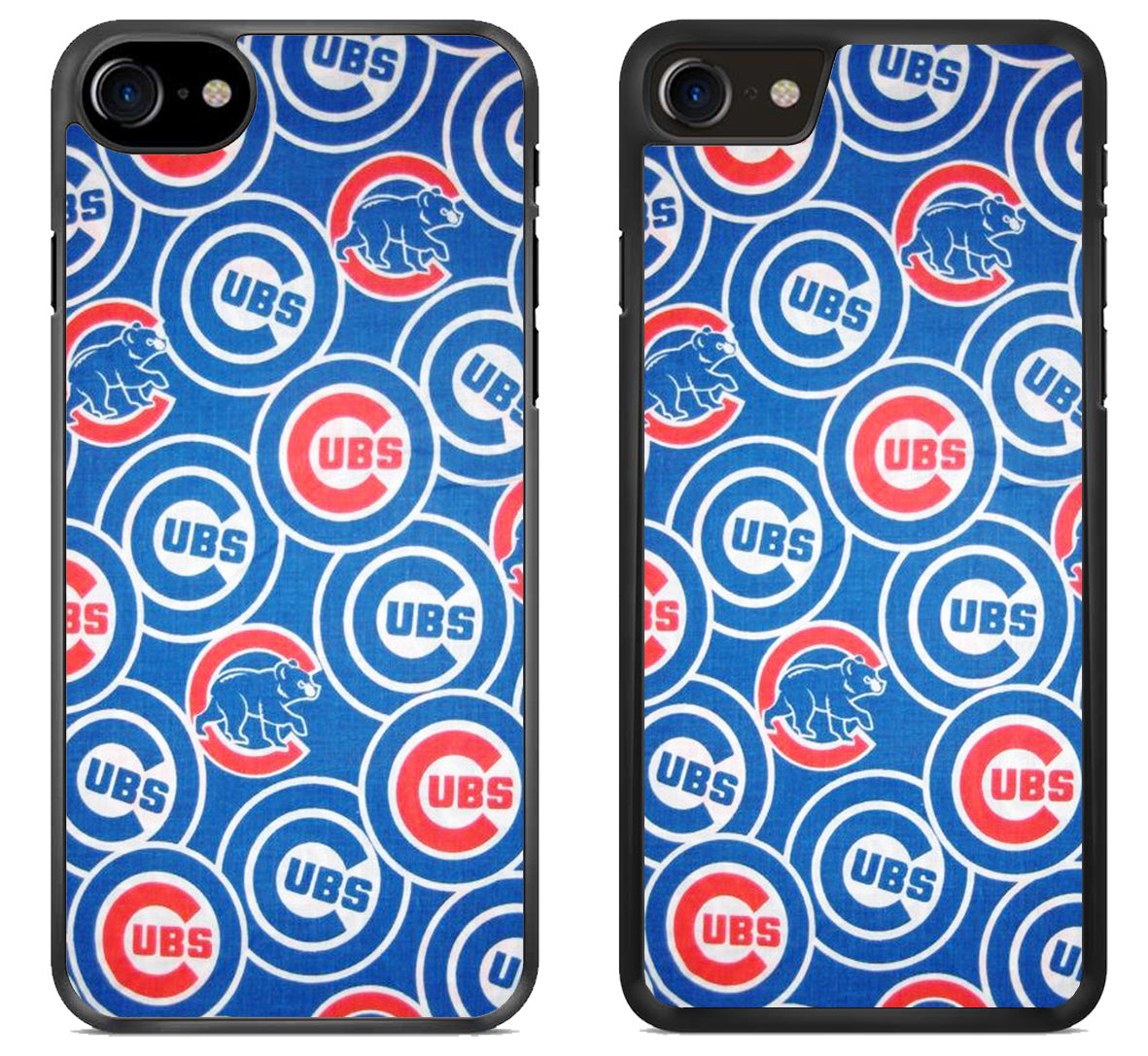 Iowa Cubs Logo Collage iPhone SE 2020 | iPhone SE 2022 Case – Saloreea